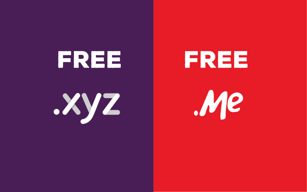 Free Domain Campaign: Get .XYZ, .ME, and .CLICK Domains for Free ...
